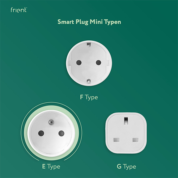 Frient Smart Plug Mini 2 | Energiemeter | Zigbee 3.0 | Wit (BE/FR) Frient 123led.nl